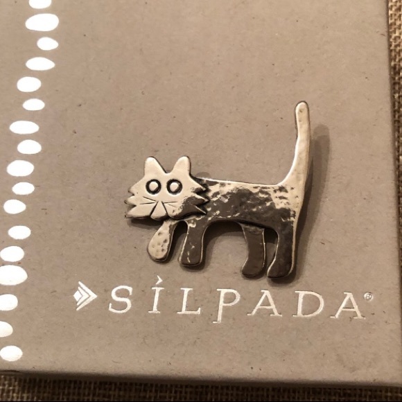 Silpada | Jewelry | Vintage Silpada Sterling Silver Cat Pinbrooch I59 ...